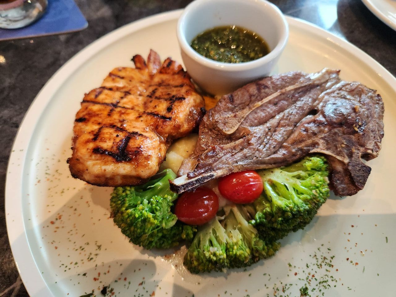 Hookie Dookie Lalaport Chimichuri Lamb & Chicken | Chiefeater.com