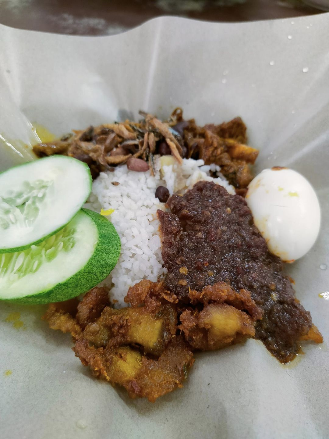 Chuan Lee Restaurant Pork Vindaloo Nasi Lemak | Chiefeater.com