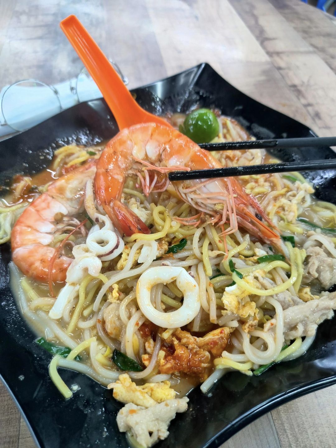 Shi Jia Zhuang Best Restaurant Fried Prawn Mee | Chiefeater.com